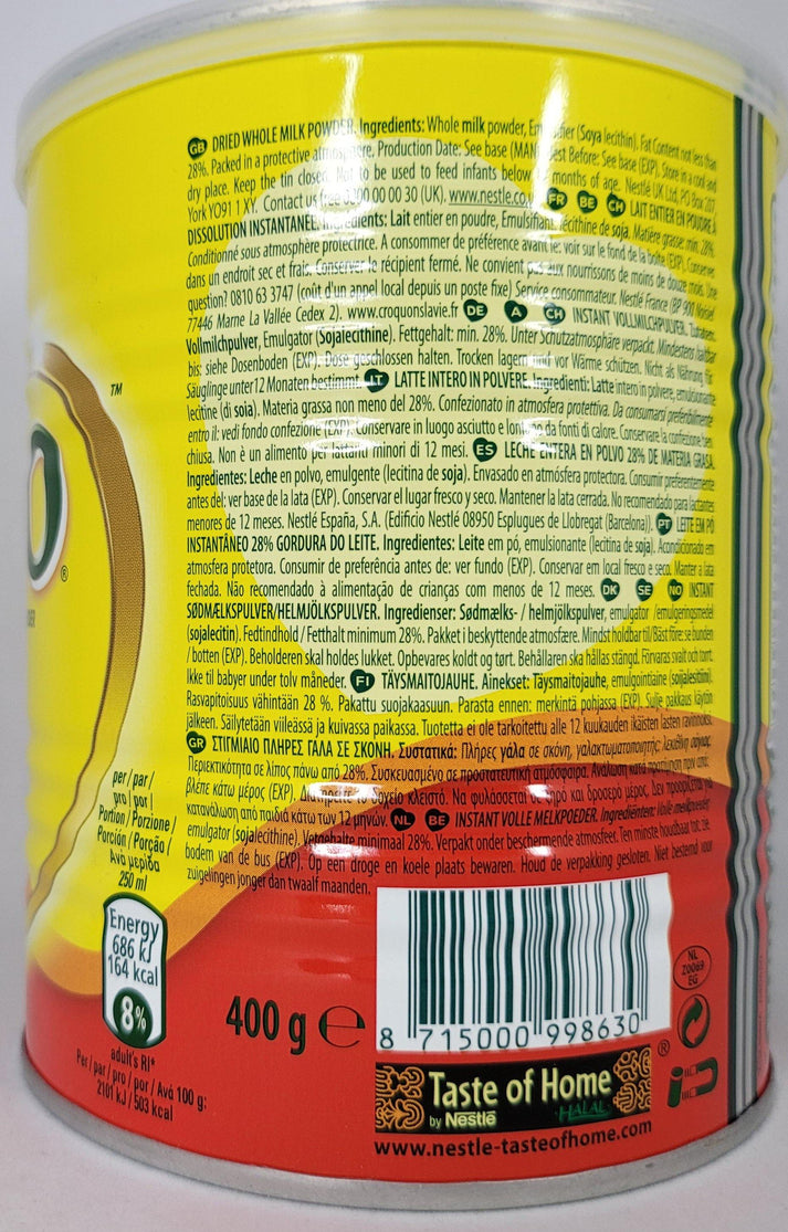 Nestle Nido Milk Powder 400g - Instant & Nutritious – Arabian Shopping Zone